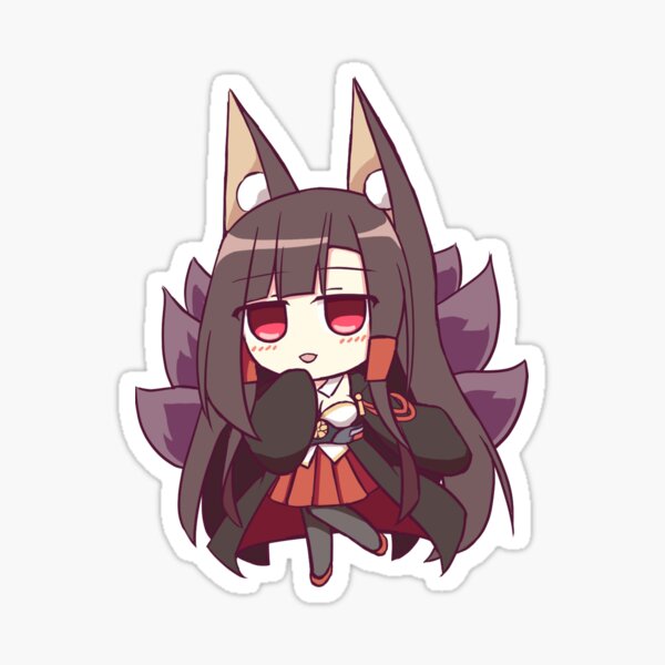 "Azur Lane - Akagi" Sticker for Sale by natalies-tees | Redbubble