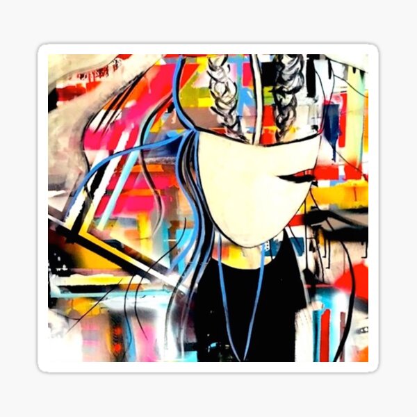 "anais, pop girl " Sticker by MidnightSoda | Redbubble