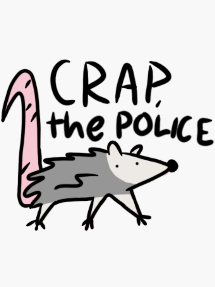 "THE POLICE" Sticker for Sale by WatsonPhia | Redbubble