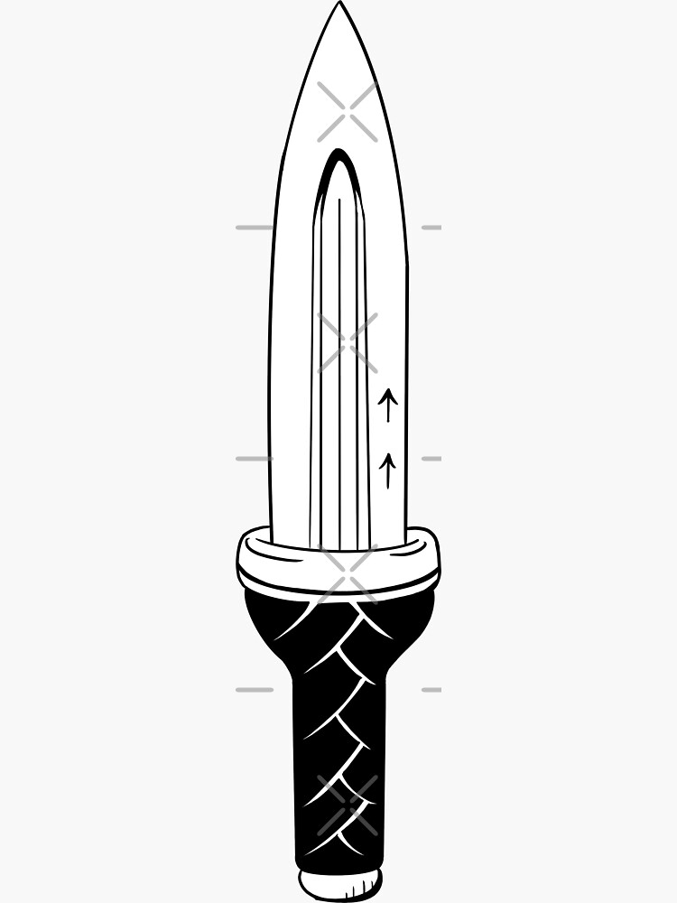 "Thorfinn's Dagger" Sticker by edugarco | Redbubble
