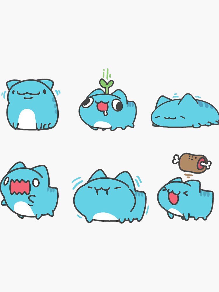 "Love Capoo cat, Bugcat capoo" Sticker for Sale by YolondaGorman ...