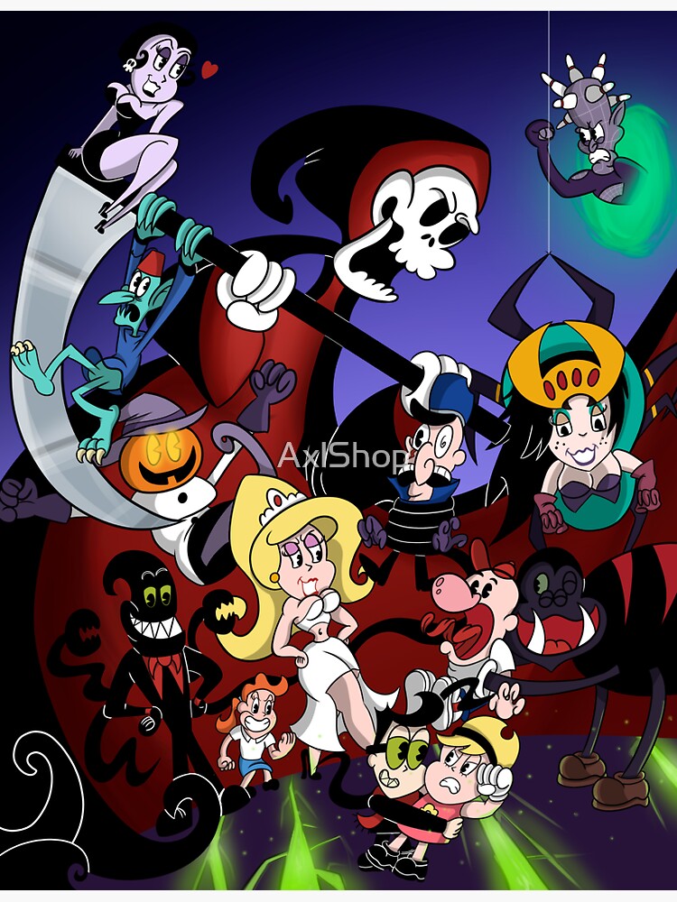 "Billy&Mandy" Sticker by AxlShop | Redbubble
