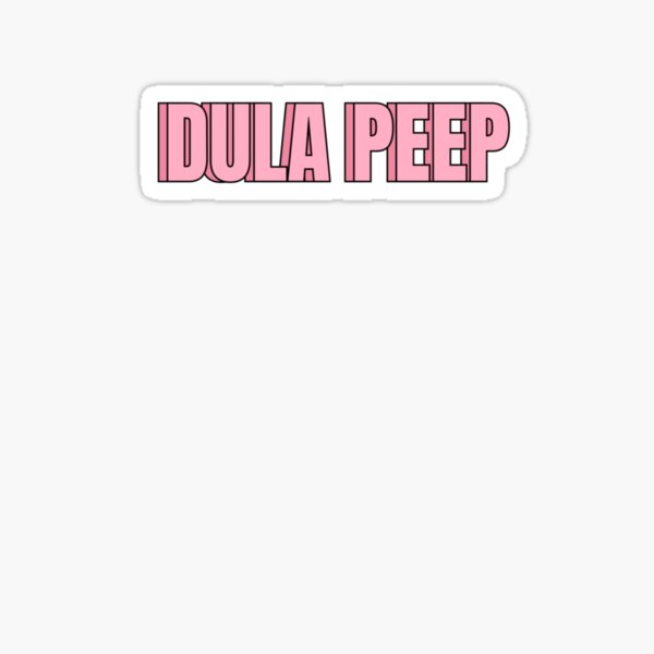 "DULA Peepdua Lipasugaboo 1" Sticker by JaziahByuie | Redbubble