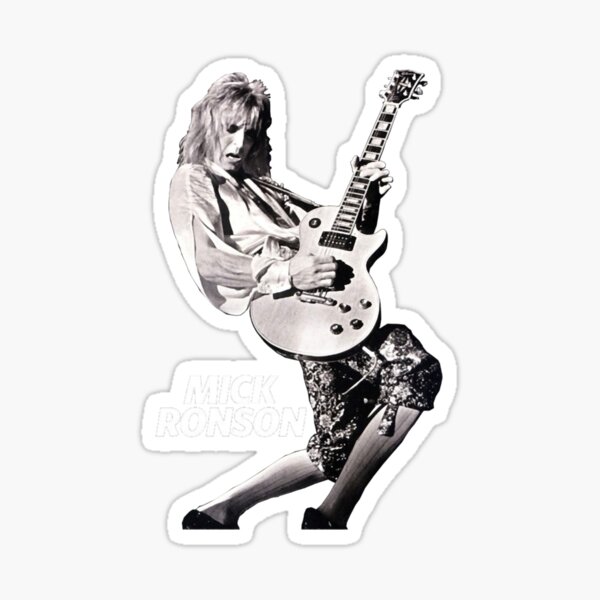 "Mick Ronson" Sticker by CharlottePrime | Redbubble