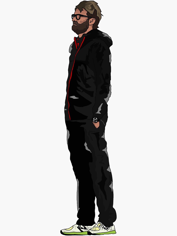 "Jurgen Klopp" Sticker for Sale by LloydsArt | Redbubble