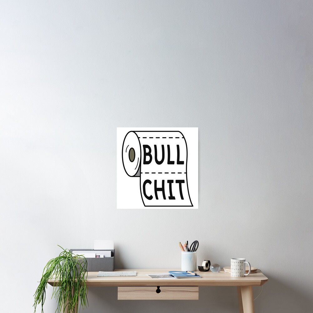 "Bull Chit" Sticker by Tsunati | Redbubble