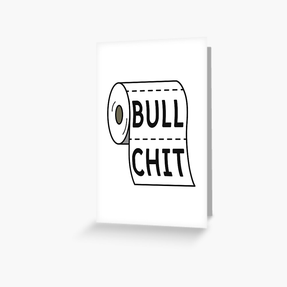 "Bull Chit" Sticker by Tsunati | Redbubble