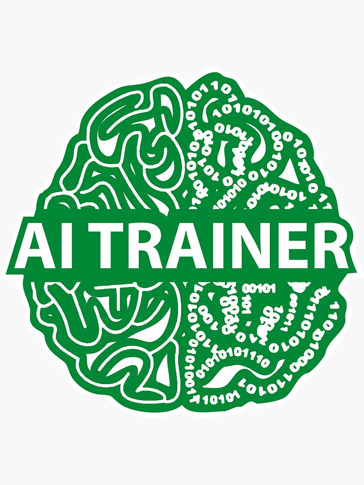 "AI TRAINER [~gr]" Sticker for Sale by coderman | Redbubble