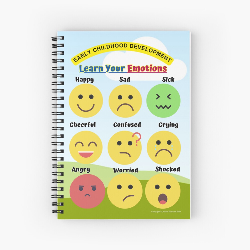 "Learn Your Emotions Poster/Chart for Early Childhood Development Phase ...