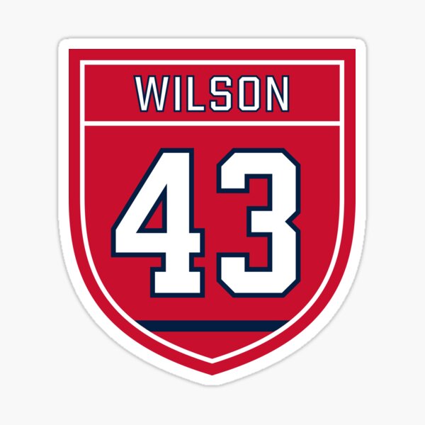 "Wilson #43 emblem" Sticker for Sale by Tarroi | Redbubble