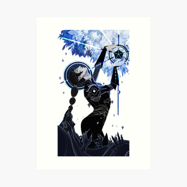 "Shadowheart Baldur_s_ Gate Tarot Style" Art Print for Sale by ...