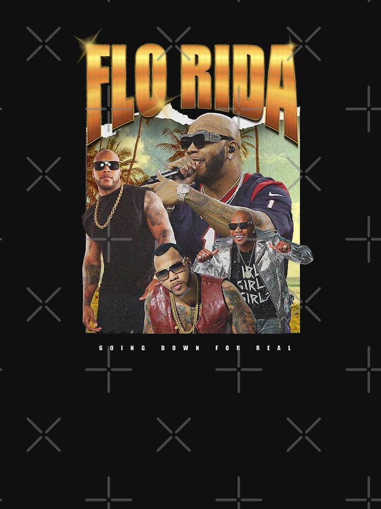 Lustiger Und Netter Flo Rida Rapper Klassisches T-Shirt Entworfen Und ...
