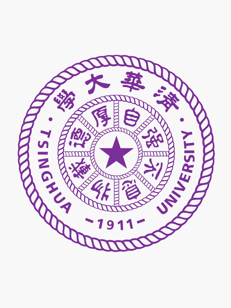 "Tsinghua University, logo " Sticker for Sale by Maddisolkman | Redbubble
