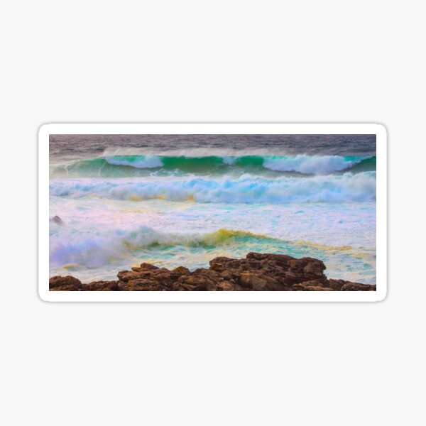 "mar e algas. Guincho sea and algae" Sticker by terezadelpilar | Redbubble