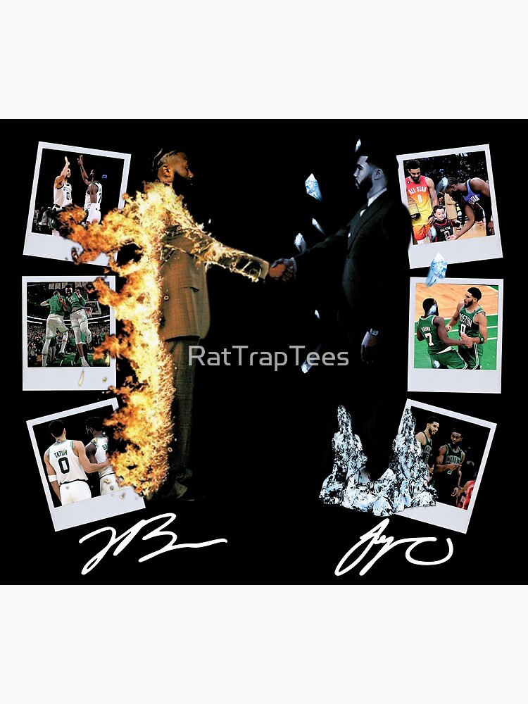 "Jaylen Brown & Jayson Tatum Fire and Ice" Poster for Sale by ...