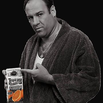 "The Sopranos Tony Soprano Some Pulp Mafia Street Wear" Sticker for ...