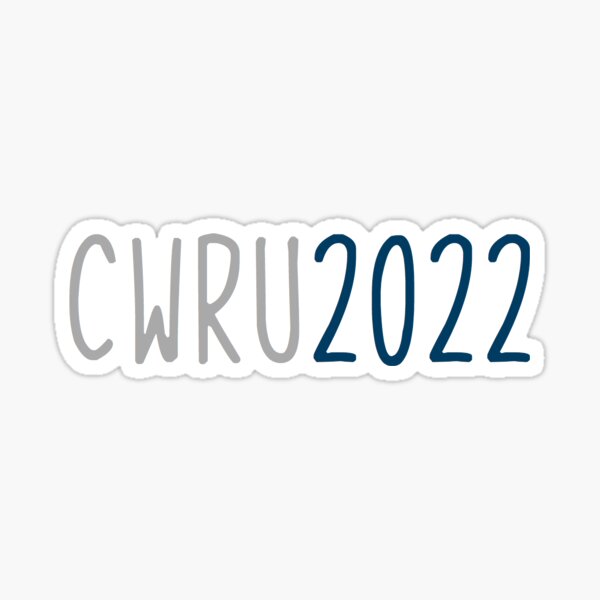 "cwru 2022" Sticker for Sale by clairekeanna | Redbubble
