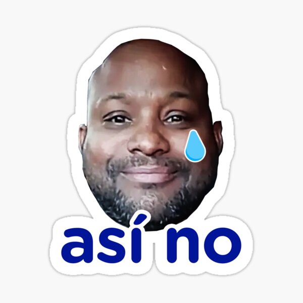 "Asi no por favor, Don pollo" Sticker for Sale by Redzdesign | Redbubble