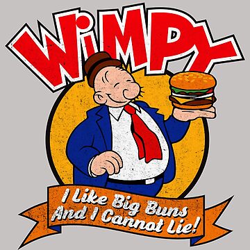 "Wimpy Buns" Sticker for Sale by alhern67 | Redbubble