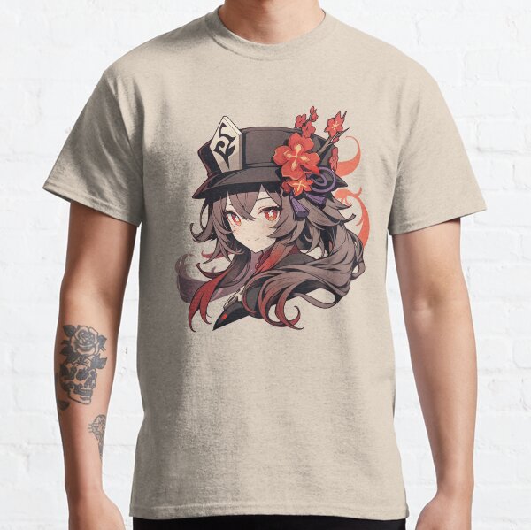 "Hu Tao Side Profile" Classic T-Shirt for Sale by SchellStation | Redbubble