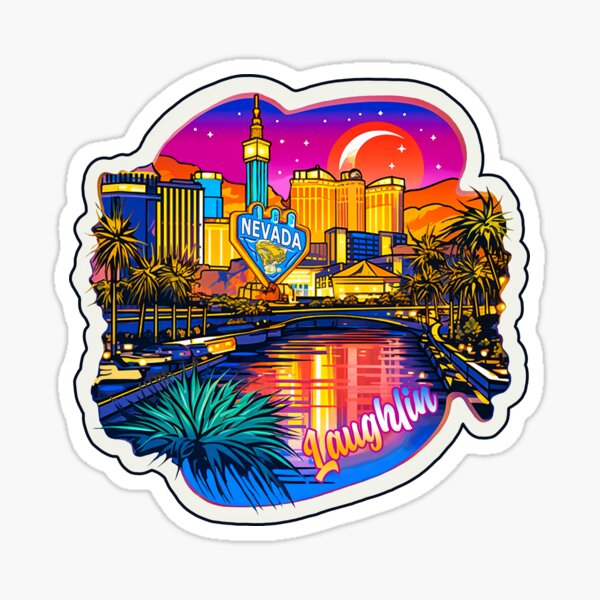 "Laughlin Nevada - Scenic Oasis In The Desert" Sticker for Sale by ...