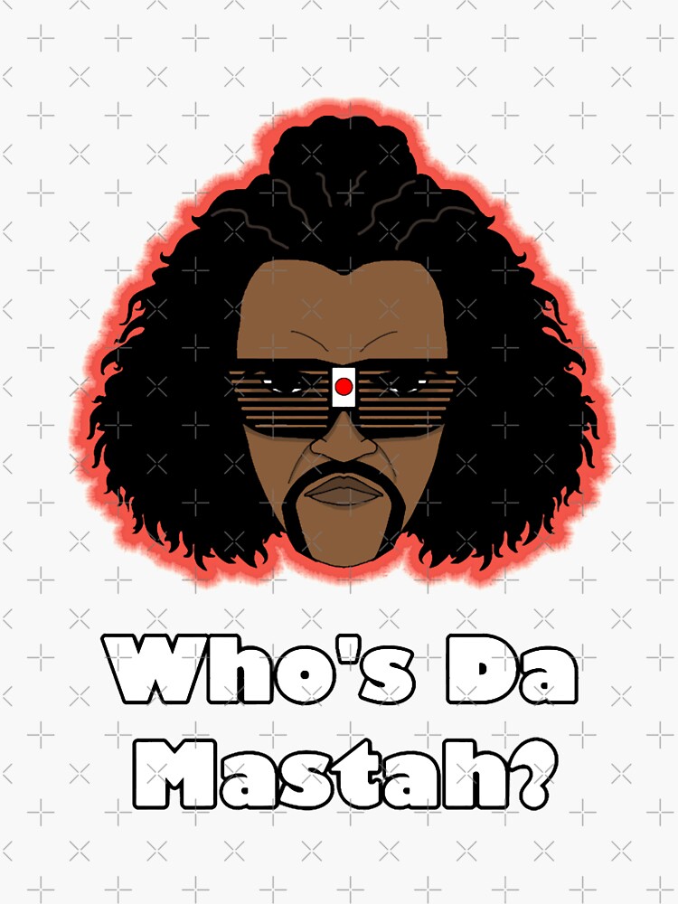 "Sho Nuff the shogun of Harlem Glow edition" Sticker for Sale by ...