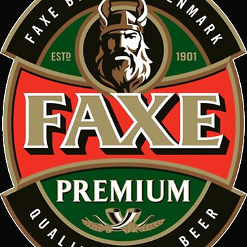 Essential T-Shirt mit "Faxe Premium Beer " von GavynDowu | Redbubble