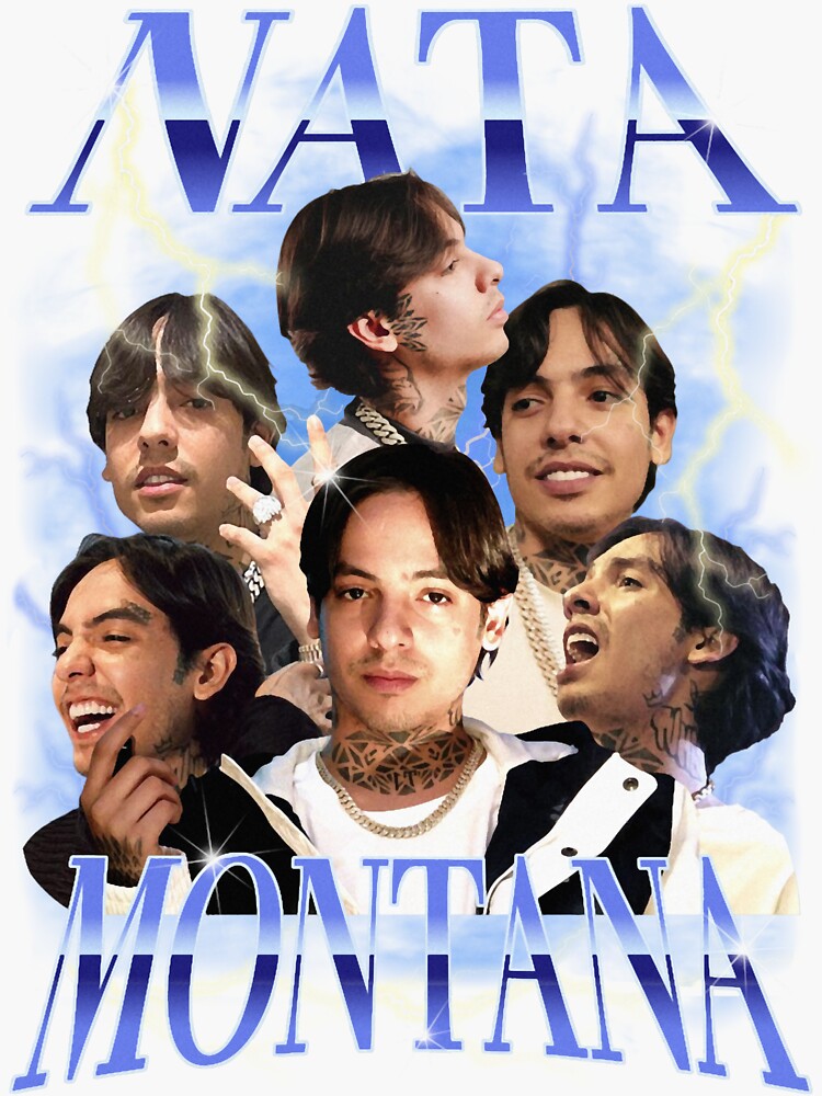 "Nata Montana Natanael Cano Design" Sticker for Sale by DamarisBlicks ...