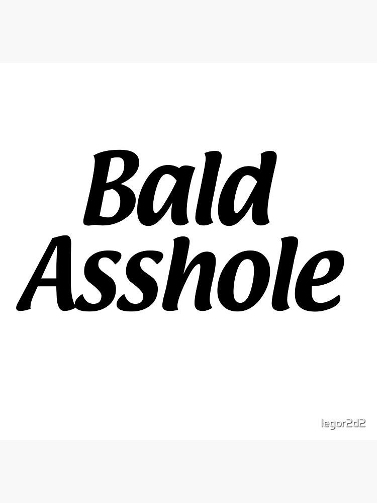 "Bald" Sticker for Sale by legor2d2 | Redbubble