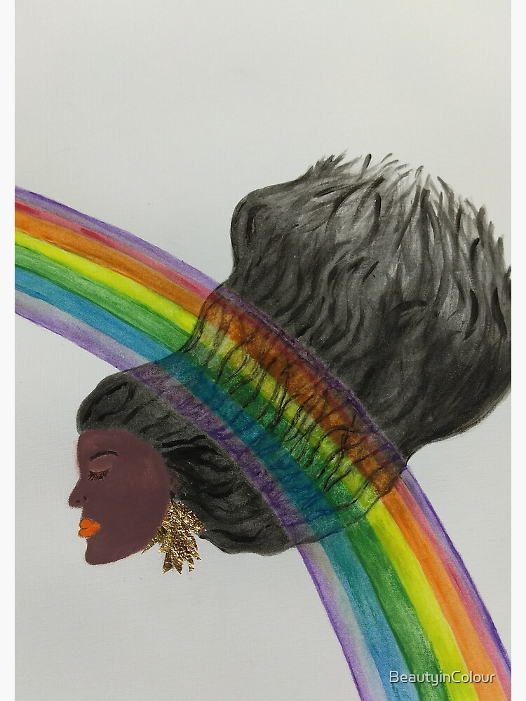 "Rainbow lady" Spiral Notebook for Sale by BeautyinColour | Redbubble