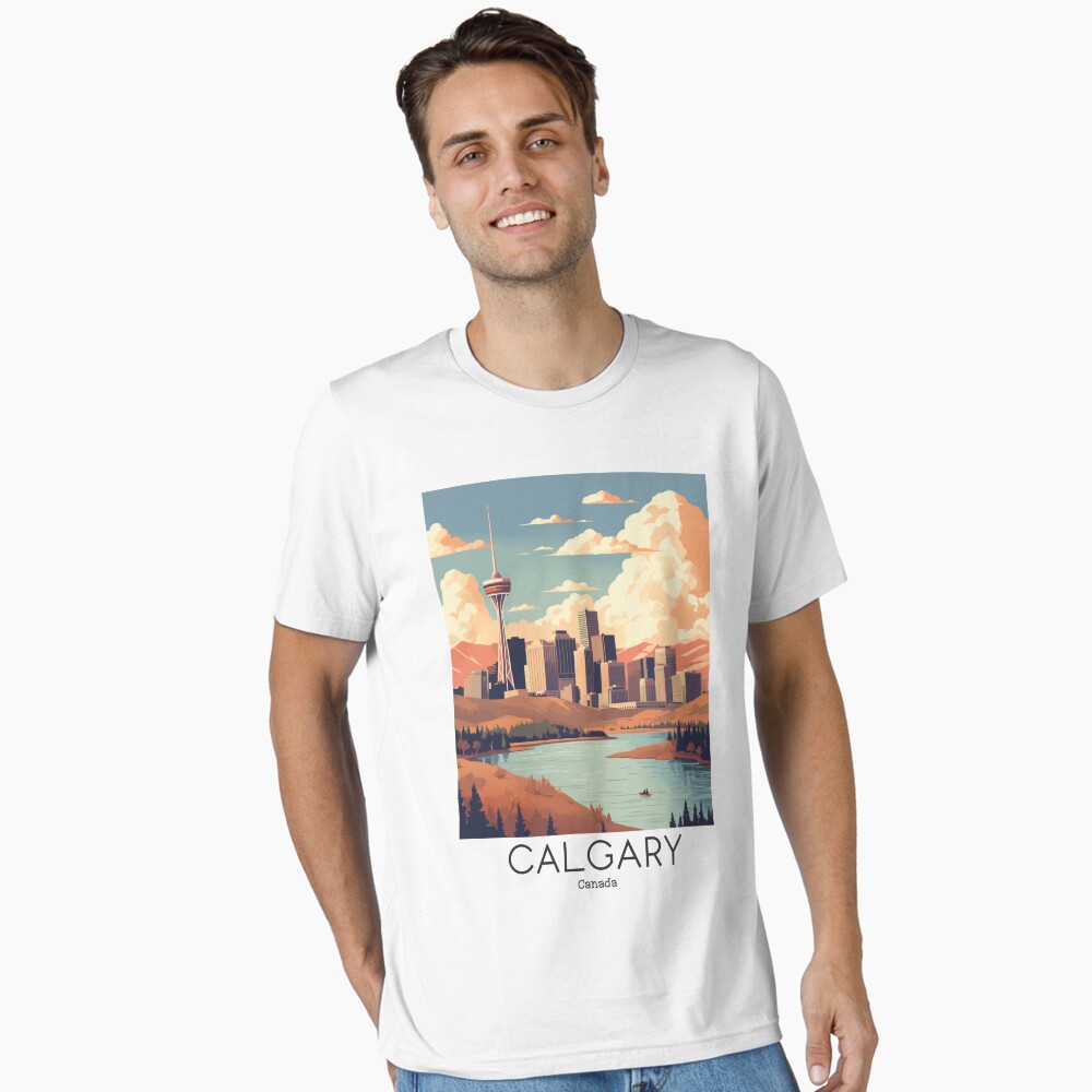 "A Vintage Travel Illustration of Calgary - Canada " Poster for Sale by ...