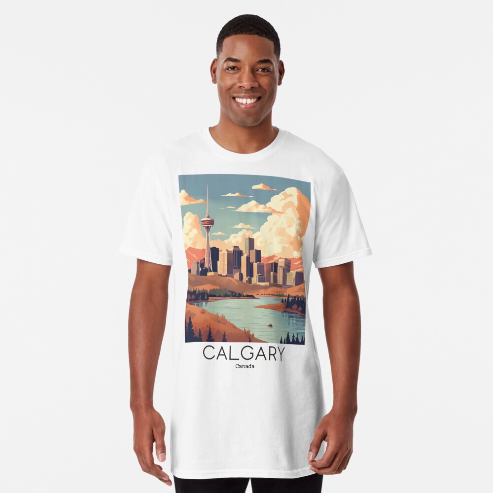 "A Vintage Travel Illustration of Calgary - Canada " Poster for Sale by ...