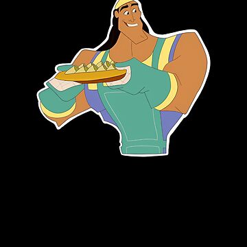 "Kronk Emperors New Groove Spinach Puffs " Sticker for Sale by ...