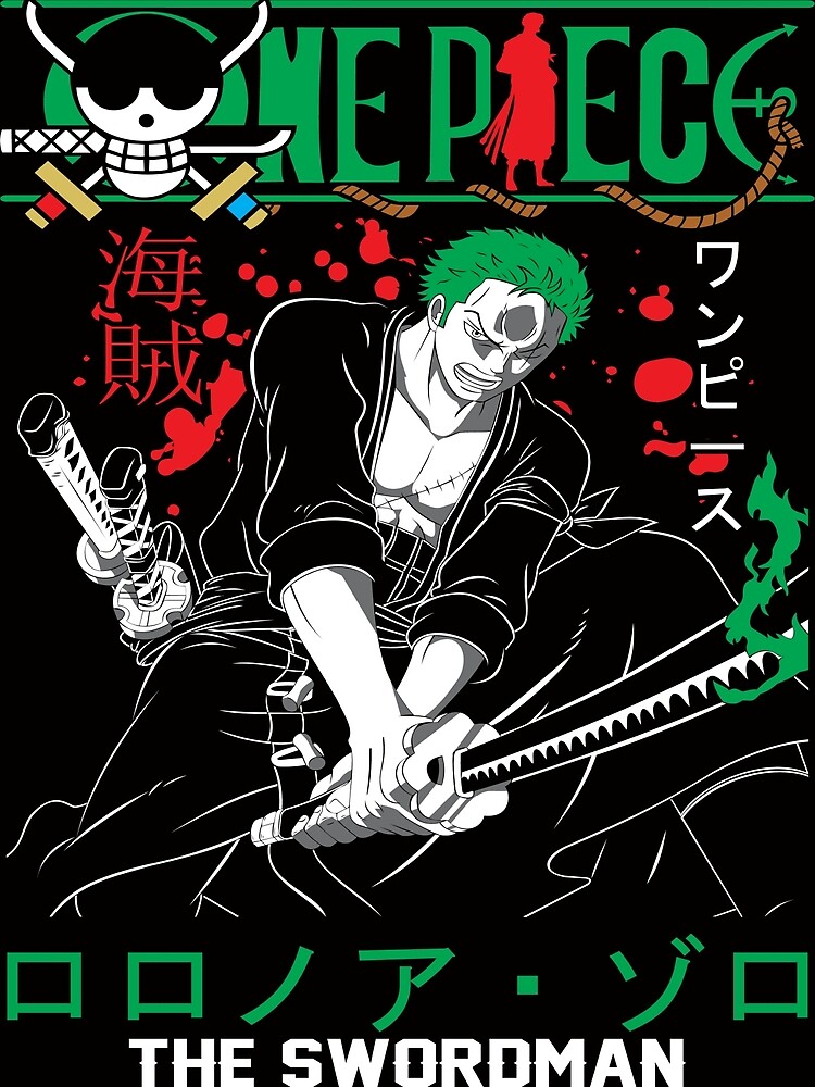 "Roronoa Zoro l One Piece" Greeting Card for Sale by LaBemol | Redbubble