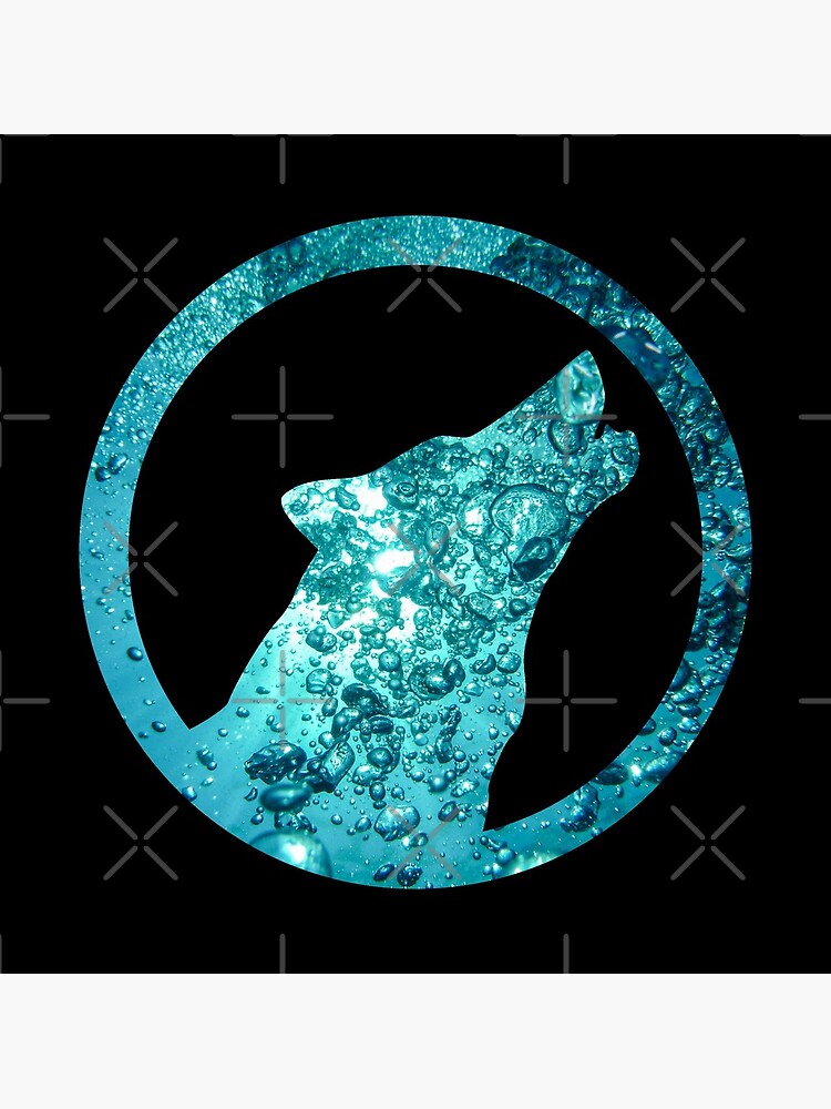 "Water Wolf" Poster by BaconPancakes21 | Redbubble