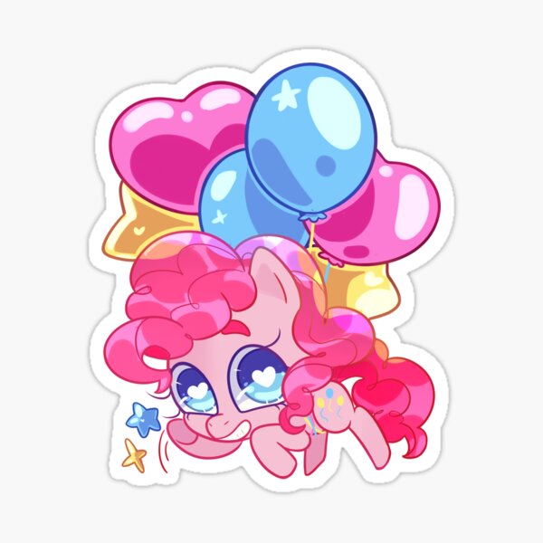 "Pinkie Pie" Sticker for Sale by BoringArtist | Redbubble