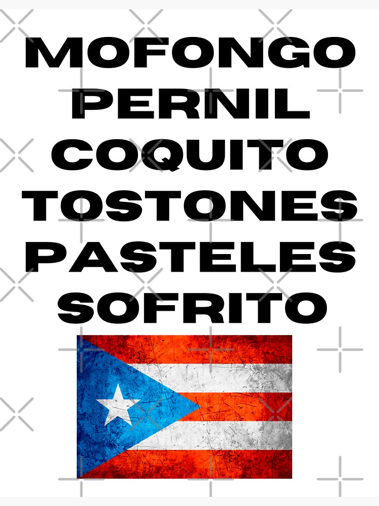 "Coquito,mofongo puerto rican pride navidad 2025" Sticker for Sale by ...