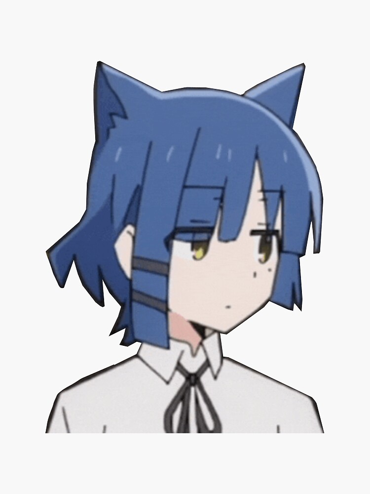 "Bocchi the Rock!! Ryo cat" Sticker for Sale by nanono072 | Redbubble