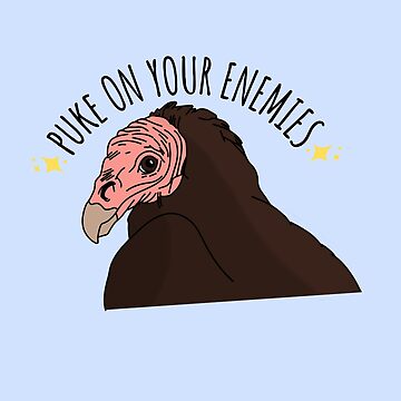 "Turkey Vulture Defense Mechanism" Sticker for Sale by bekahhhw | Redbubble
