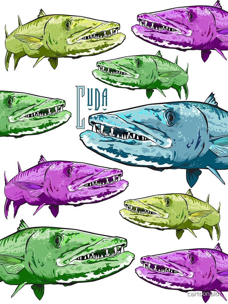 "Barracudas" Poster by cartoonalot | Redbubble
