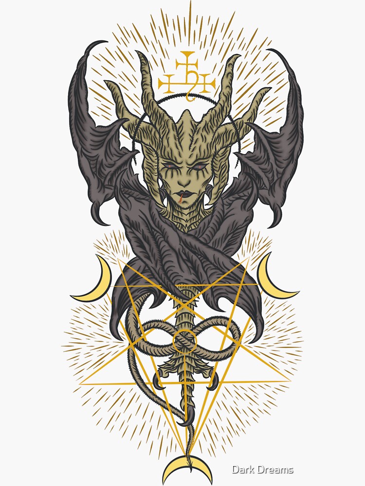 "Lilith" Sticker for Sale by CoffinDreams | Redbubble