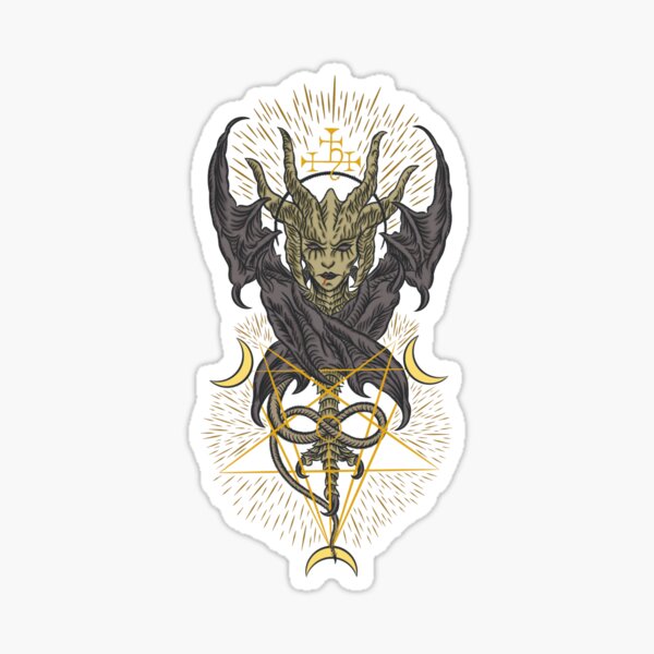 "Lilith" Sticker for Sale by CoffinDreams | Redbubble