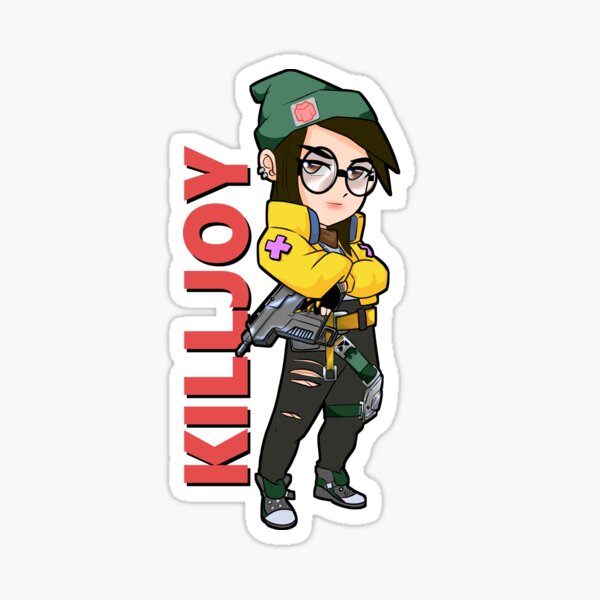 "KILLJOY" Sticker for Sale by inkertoon | Redbubble