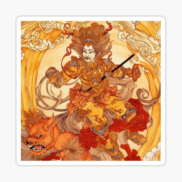 "Sun Wukong" Sticker for Sale by ComicsFactory | Redbubble