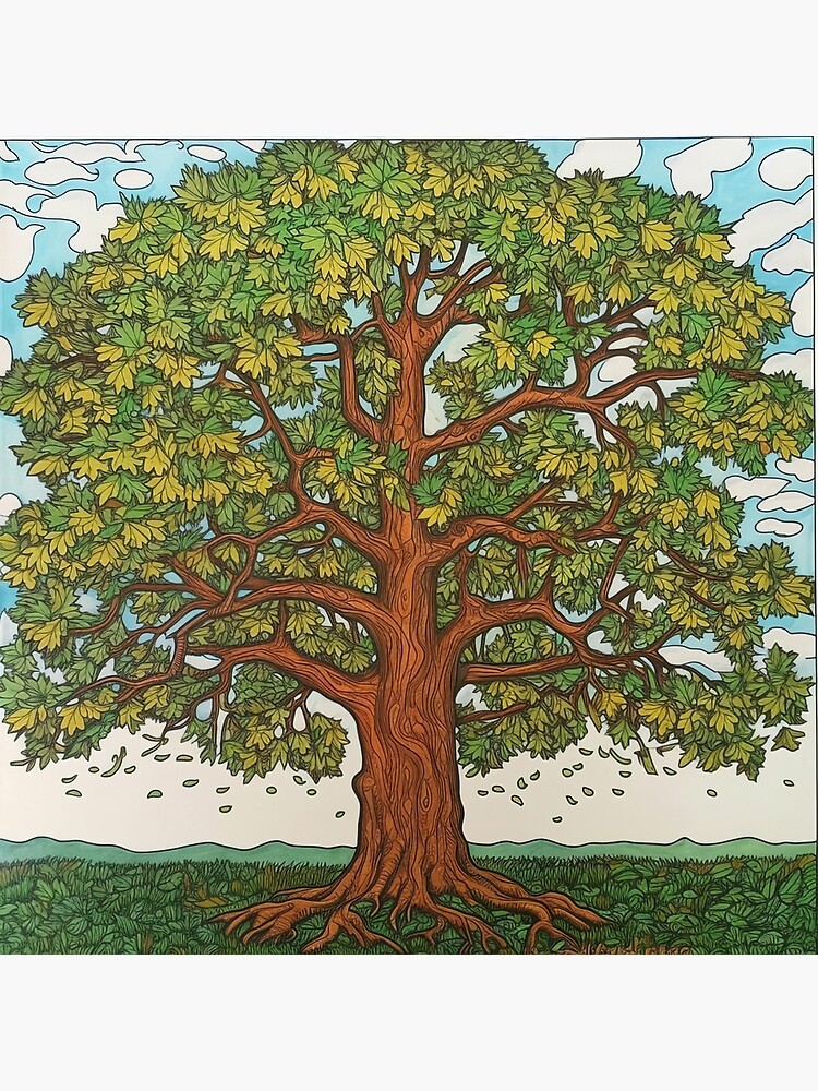 Sycamore Tree Painting