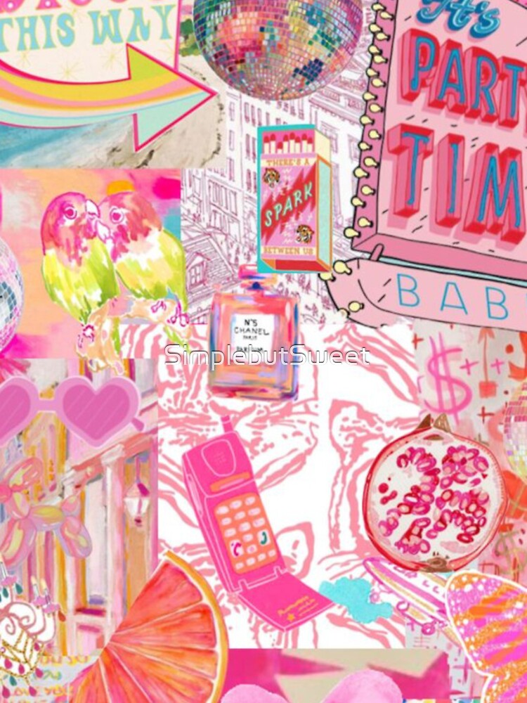 "Preppy Collage" iPhone Case for Sale by SimplebutSweet | Redbubble