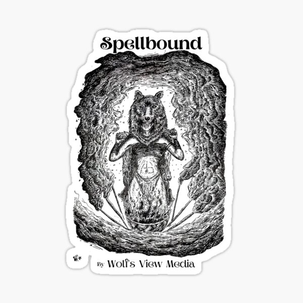 "Spellbound" Sticker for Sale by WolfsViewMedia | Redbubble