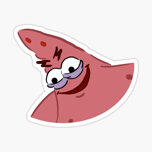 Evil Patrick Stickers | Redbubble