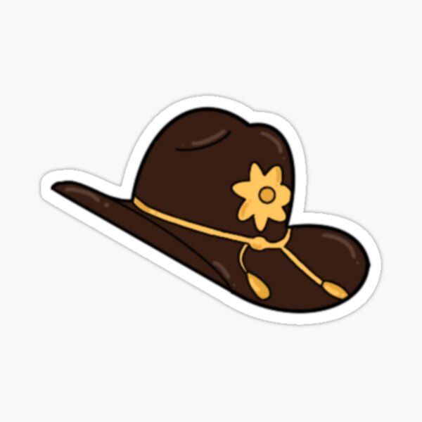 "Rick Grimes Hat" Sticker for Sale by EmilyRDR | Redbubble