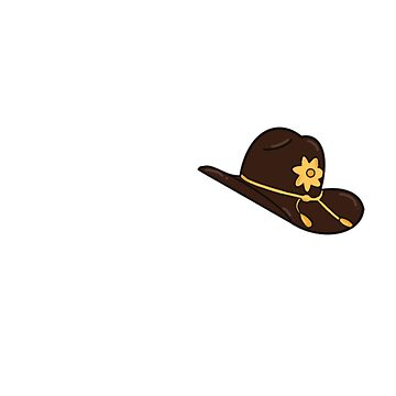 "Rick Grimes Hat" Sticker for Sale by EmilyRDR | Redbubble